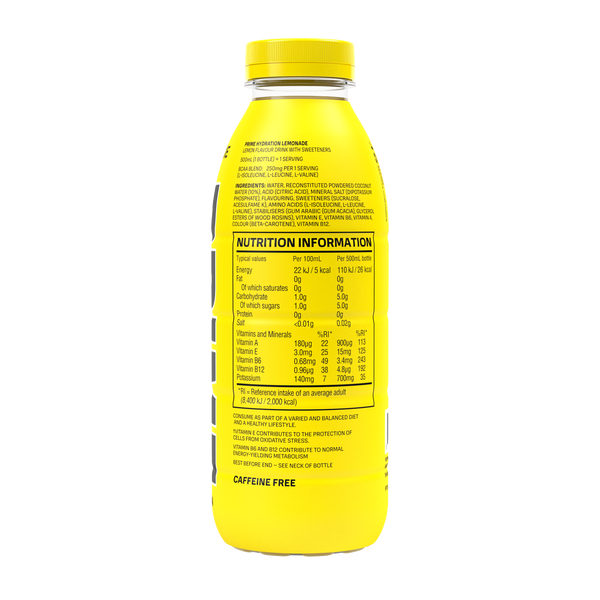 Hydration - Lemonade - PRIME