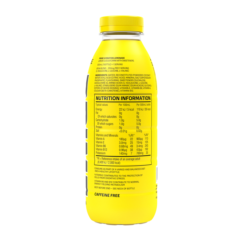 Hydration - Lemonade - PRIME